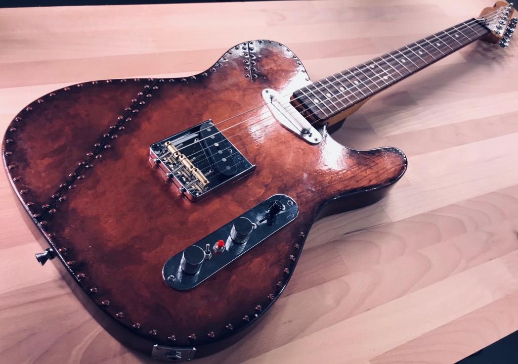 Custom Shop COPPERCASTER made by American luthier Mike Seta – S71Guitars