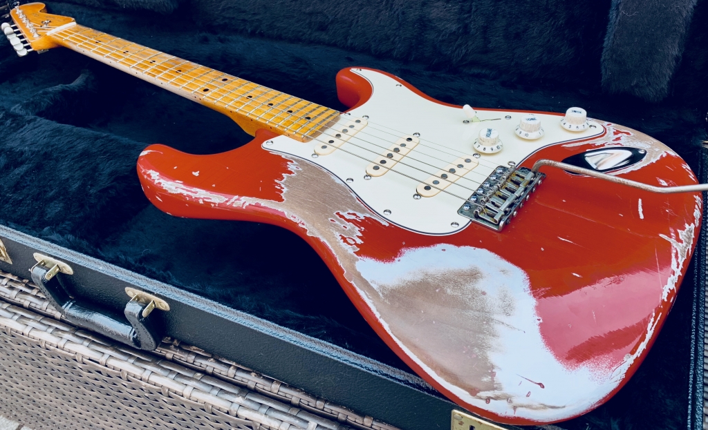 Custom Shop Dakota Red Heavy-Relic – Red & White Handwound Pickups ...