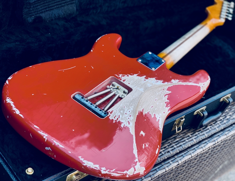 Custom Shop Dakota Red Heavy-Relic – Red & White Handwound Pickups ...