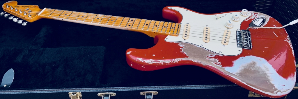 Custom Shop Dakota Red Heavy-Relic – Red & White Handwound Pickups ...