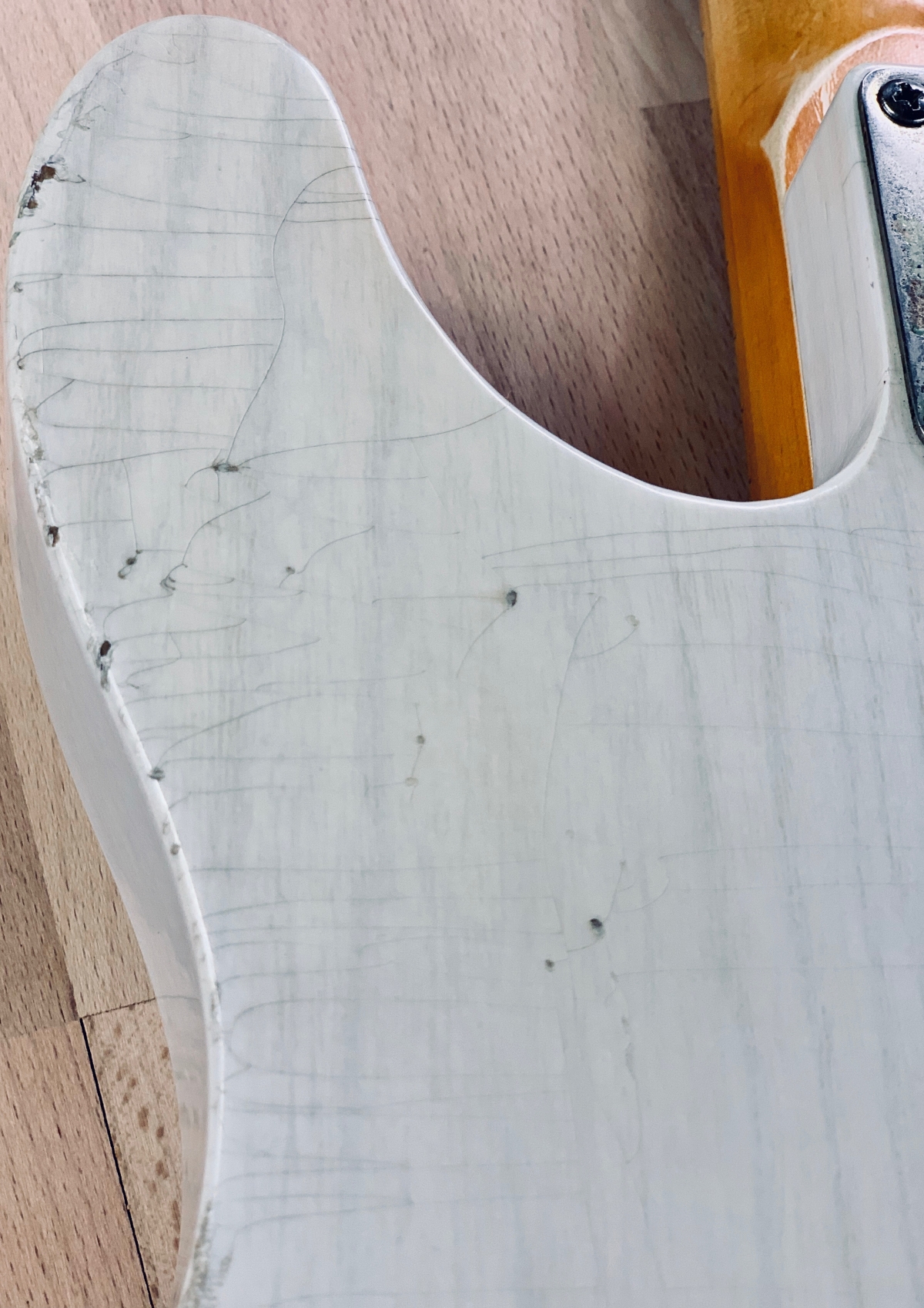 CUSTOM SHOP NITRO WHITE BLOND AGED ’63 . Handwound Pickups, 4-way ...