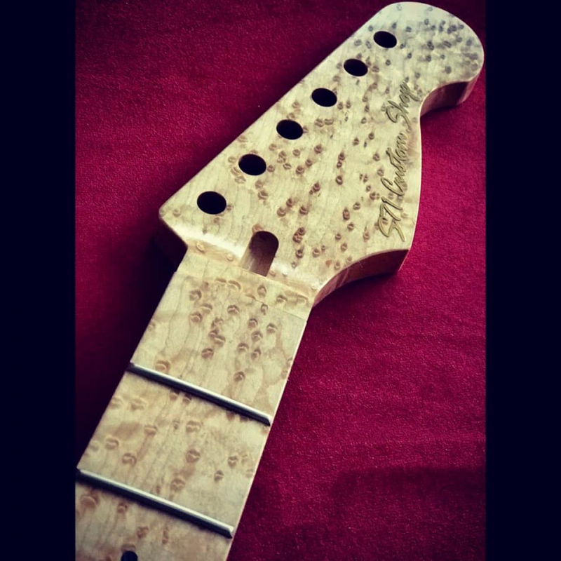 Top Grade 5A Birdseye Maple neck Charvel style FR. Made in USA ...