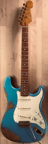 S71 Custom Shop METALLIC PELHAM BLUE HEAVY-RELIC Vintage « S ...