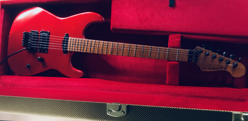 S71 San Dimas Custom Shop Tribute, Candy Red Relic. – S71Guitars