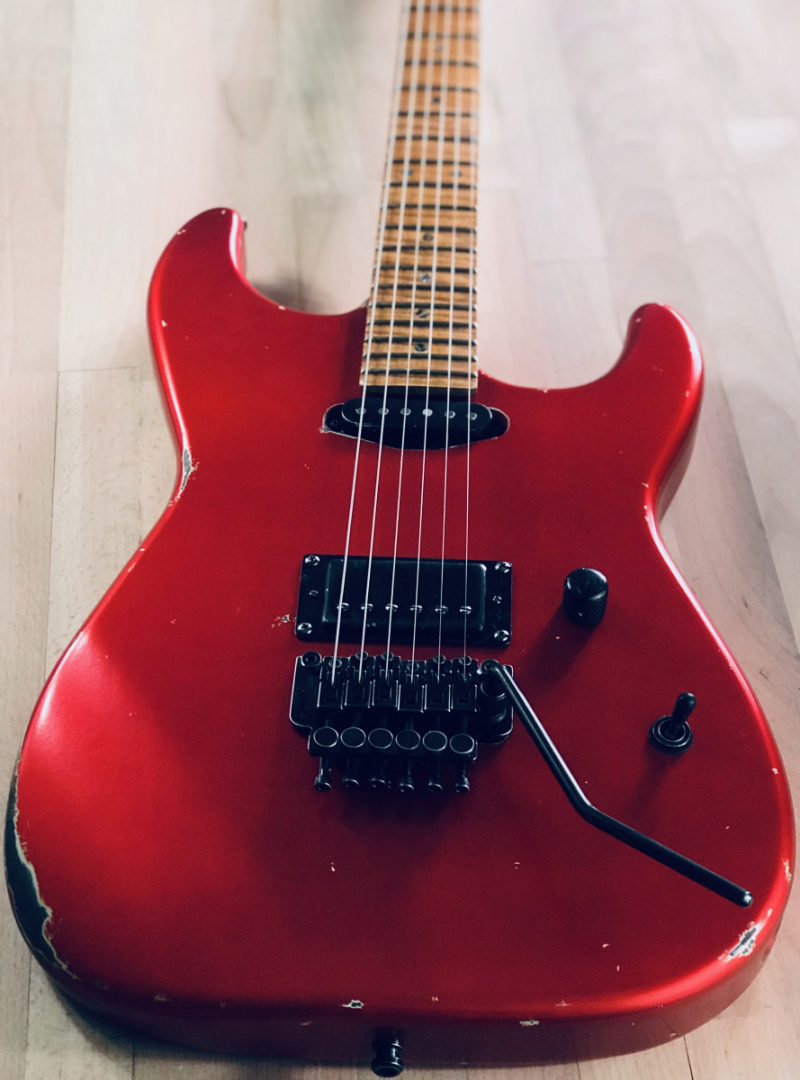 S71 San Dimas Custom Shop Tribute, Candy Red Relic. – S71Guitars