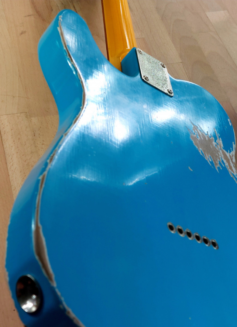 S71 Custom Shop « T » rare TAOS TURQUOISE ’62 RELIC, Handwound 60’s ...