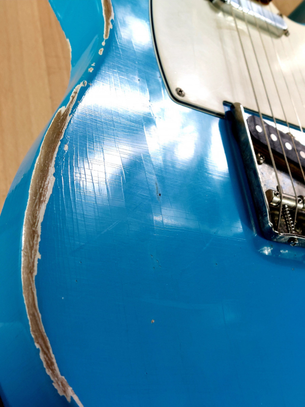 S71 Custom Shop « T » rare TAOS TURQUOISE ’62 RELIC, Handwound 60’s ...