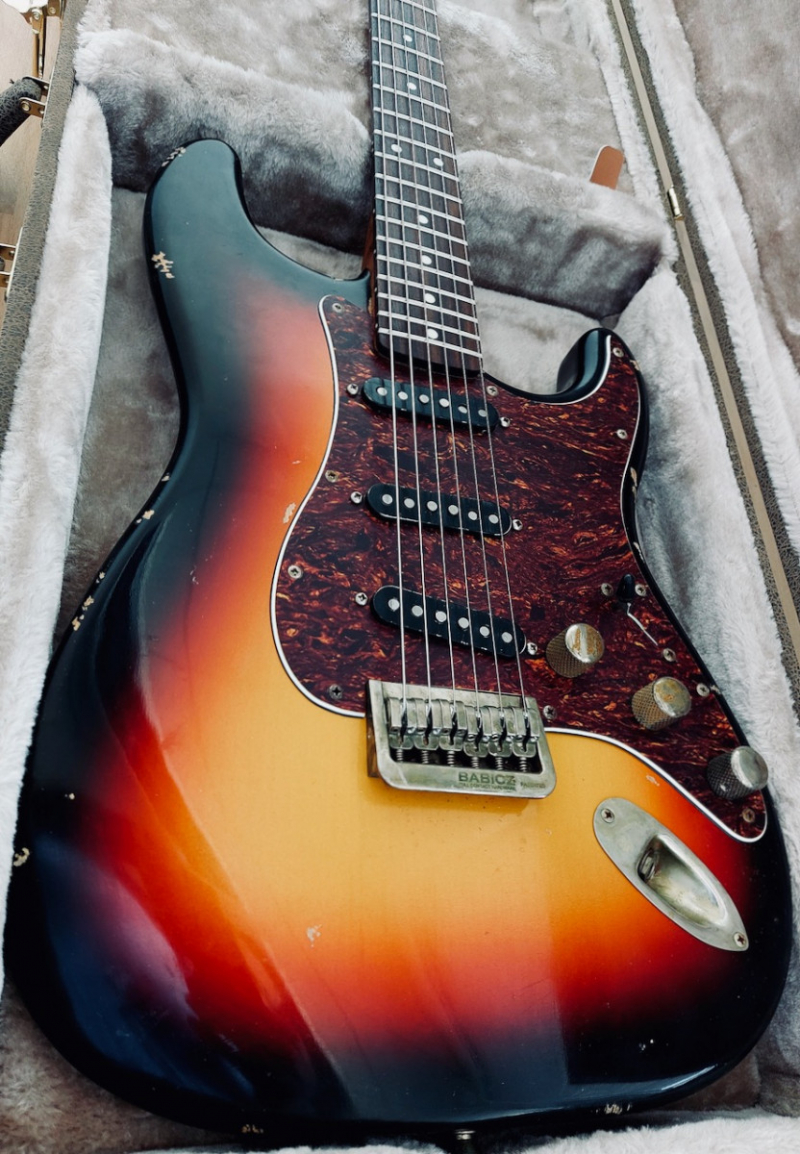 S71 Custom Made Nitro S Modern/Vintage Hardtail ’66, 3-Tone Sunburst ...