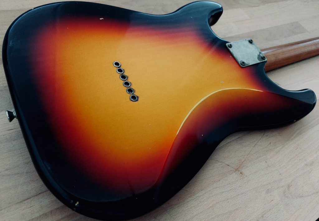 S71 Custom Made Nitro S Modern/Vintage Hardtail ’66, 3-Tone Sunburst ...