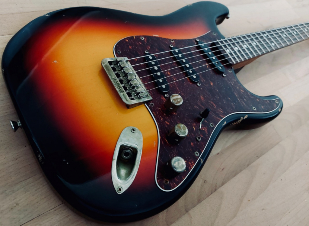 S71 Custom Made Nitro S Modern/Vintage Hardtail ’66, 3-Tone Sunburst ...